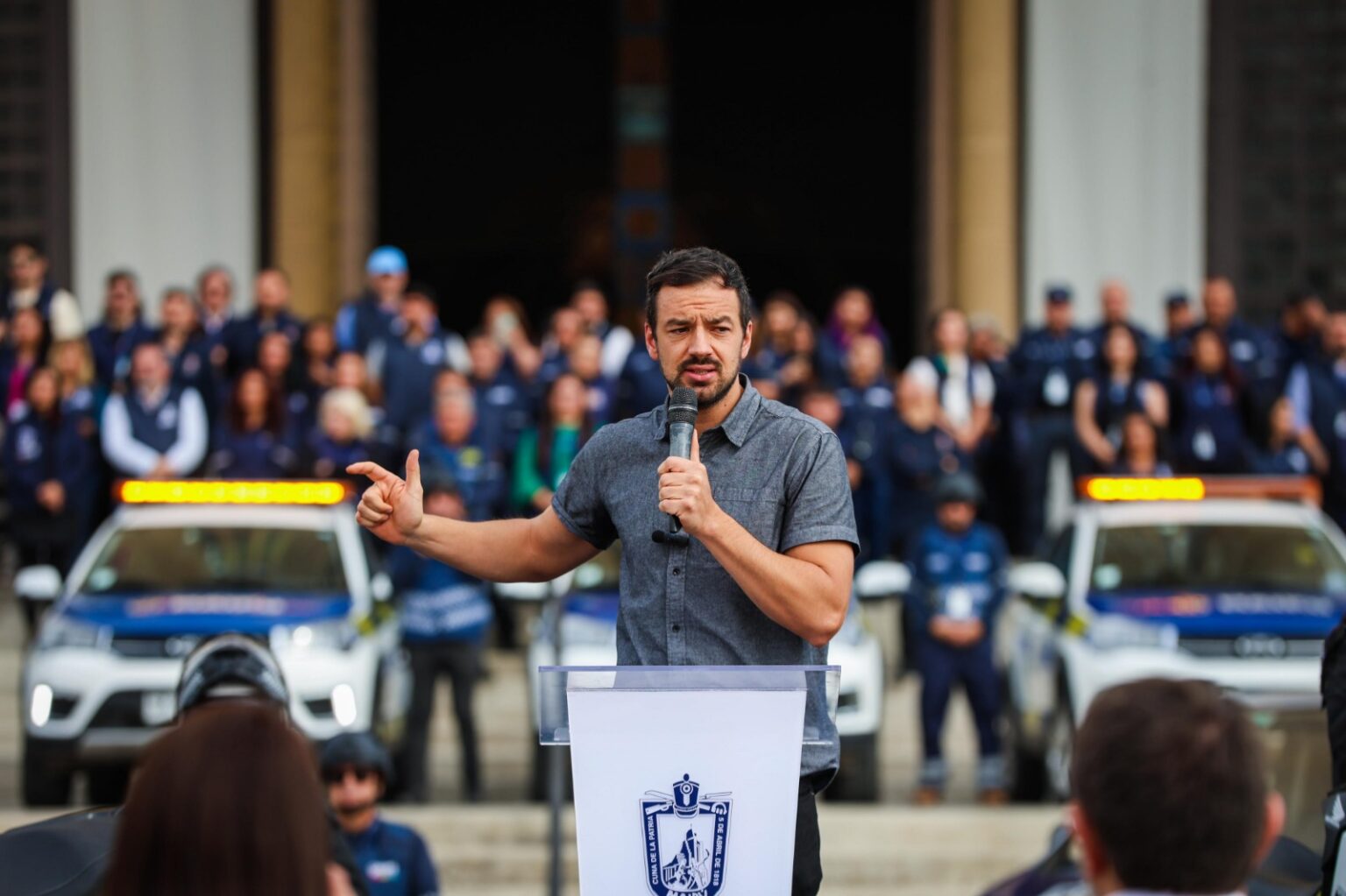 Alcalde Tomás Vodanovic lanza nueva flota de 52 vehículos de seguridad ...